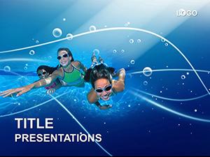 Swimming lessons PowerPoint Templates