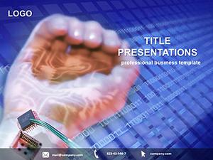 Digital Encoding PowerPoint template