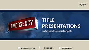 Emergency PowerPoint Template for Healthcare