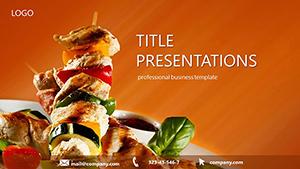 Restaurant Menu Recipes PowerPoint template