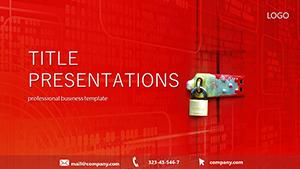 Lock Protection PowerPoint Template