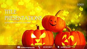 Halloween Monsters-themed PowerPoint Template