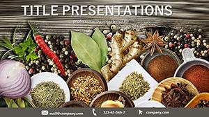 Seasoning for Dishes PowerPoint templates