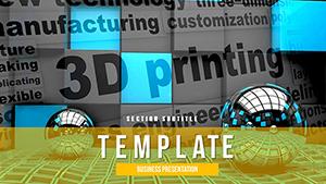 3D TV PowerPoint Template: Design Presentation