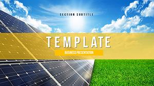 Installation of Solar Panels PowerPoint Templates