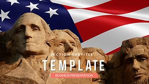Symbols USA PowerPoint template Presentation