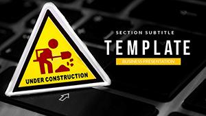 Dynamic Under Construction PowerPoint Templates for Presentation
