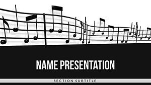 Flute and Music PowerPoint Template: Presentation