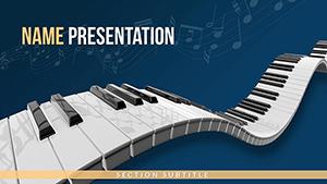 Piano Notes and Keys PowerPoint templates