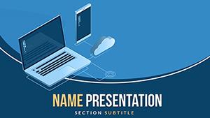 Computer CPU Processor PowerPoint template