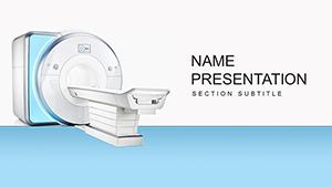 Functional Magnetic Resonance Imaging PowerPoint template