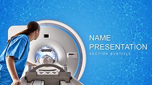MRI Scan Technologist PowerPoint Template for Medical Pros