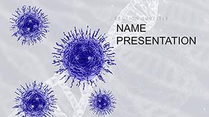 Viruses can Infect PowerPoint template