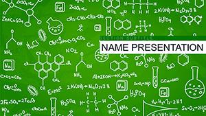 Chemistry Lessons Chemical Products PowerPoint Template