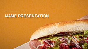 Big N Tasty - Recipes Fast Food PowerPoint presentation template