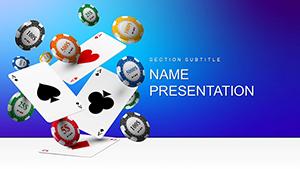 Jackpots Online Casino PowerPoint Templates