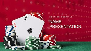 Card Rummy Game PowerPoint template