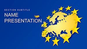 Schengen zone PowerPoint templates