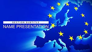 EU PowerPoint Template: Sleek Government Slides