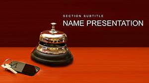 Booking Hotel Reservations PowerPoint template