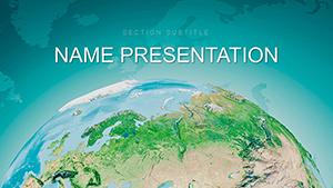 Geographic maps PowerPoint Template