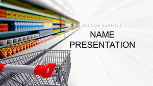 E-Commerce Shopping System PowerPoint template
