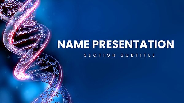 Human Genome Project PowerPoint template