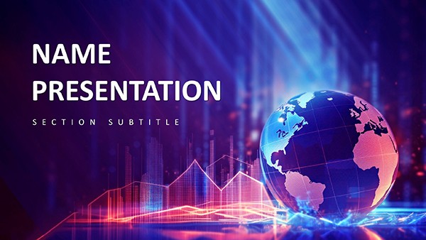 Global Financial Economics PowerPoint template