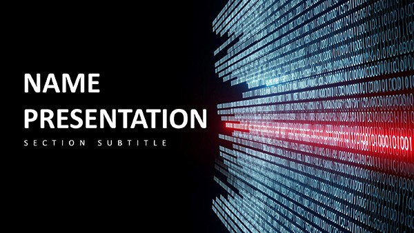 Digital Encoding PowerPoint template