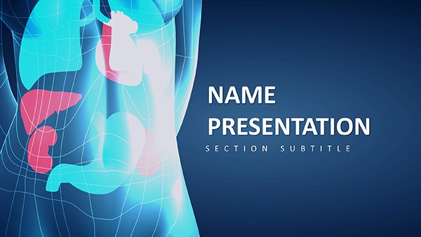 Human Anatomy : Lungs PowerPoint Templates