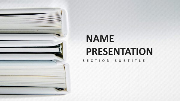 Books Learning PowerPoint Presentation Template