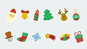 High-Quality Merry Christmas PowerPoint Shapes | Download Now