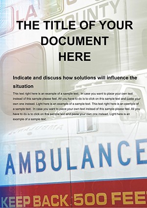 Hospital Emergency Word templates