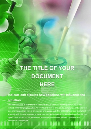 Chemistry Lab Word Template: React with Style