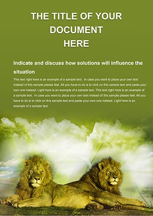 Leopard: predatory animal Word templates