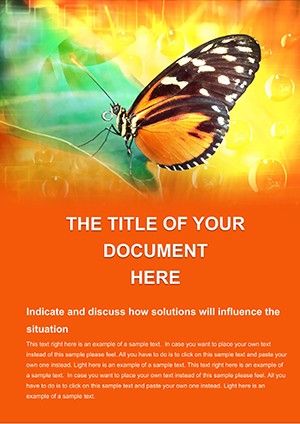 Butterfly Word templates