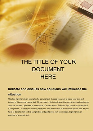 Engineering Drawing Instruments Word template