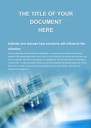 Laboratory Testing Word document template