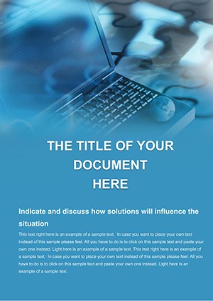 LCD Monitors Word Template - Download Professional Presentation Templates