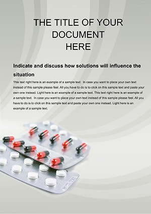 Pharma-Tabs: Pharmacy and Tablets Word Template