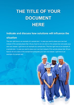 Hospital Emergency Word templates