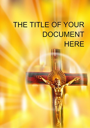 Crucifixion of Jesus Christ Word templates