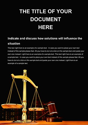 Business Law Word Template - Document