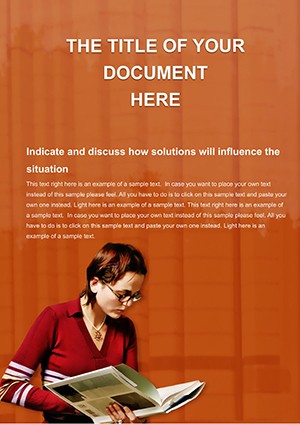 Scientific Books Word template