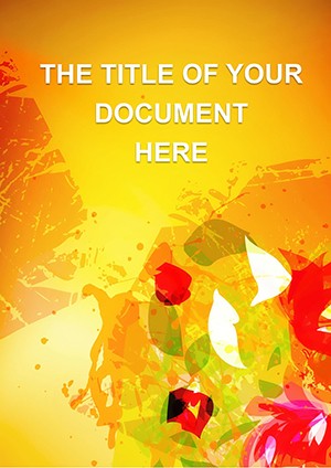 Blue flash Word templates