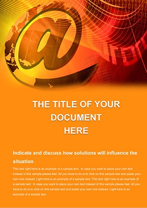 Computer Engineering Word template for print document