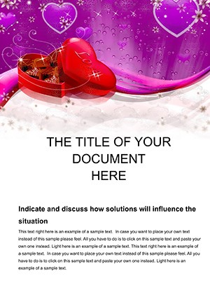 Valentines Day with our Exclusive Word Template Design