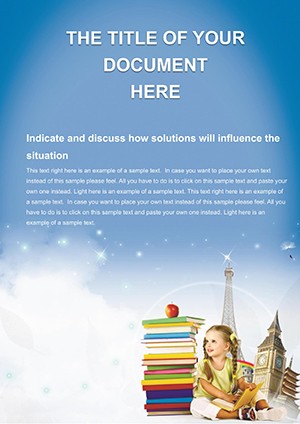 Scientific Books Word template
