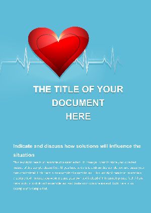 Cardiology Heart Disease Word templates