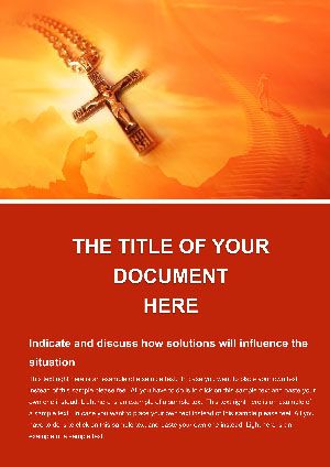 Crucifixion of Jesus Christ Word templates